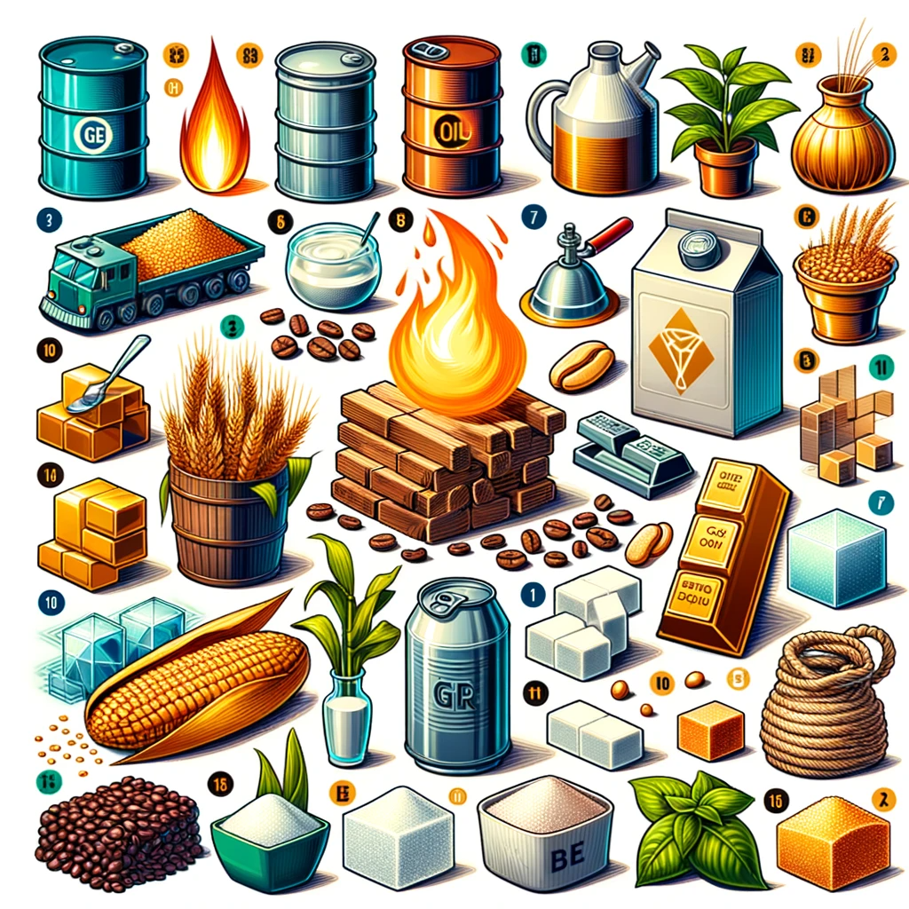 A List of 15 Commodities to Trade | Shipping and Commodity Academy